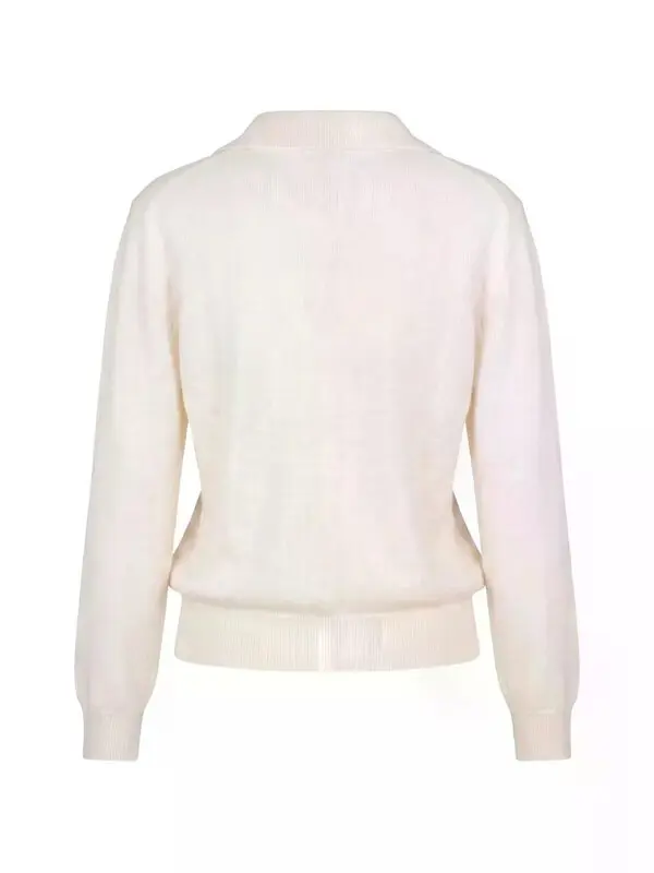 NOTSHY Palmer V-neck Spread-collar Sweater