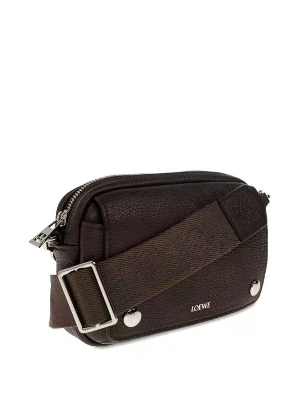 Loewe Small Pebble Messenger Bag - Brown