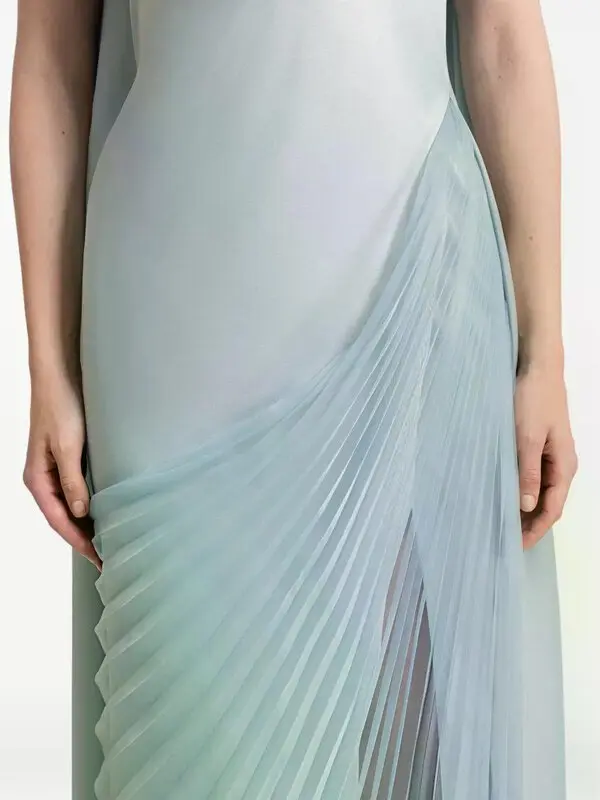 GEMY MAALOUF Pleated Maxi Dress