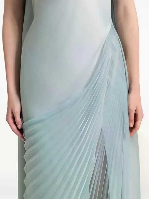 GEMY MAALOUF Pleated Maxi Dress