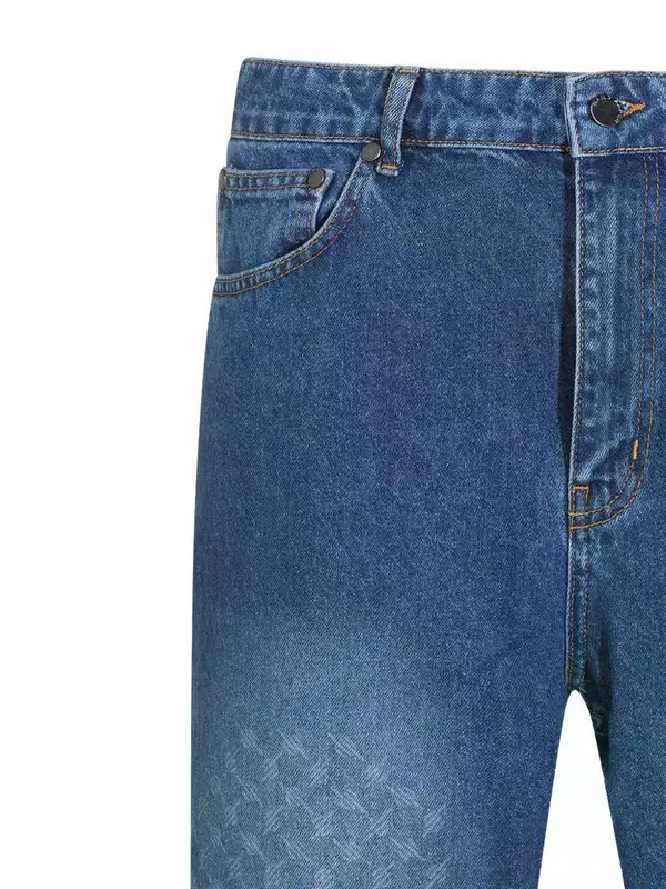 DAILY PAPER Monogram-print Loose-fit Jeans