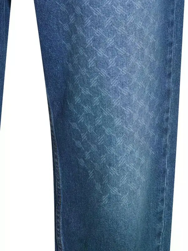 DAILY PAPER Monogram-print Loose-fit Jeans