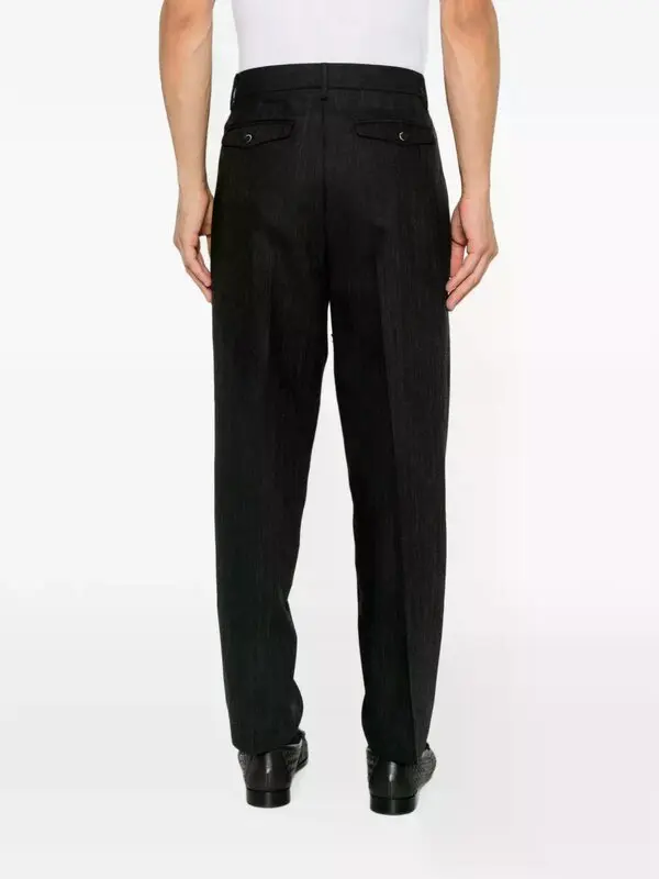 Barena Venezia Herringbone Weave Straight-leg Trousers