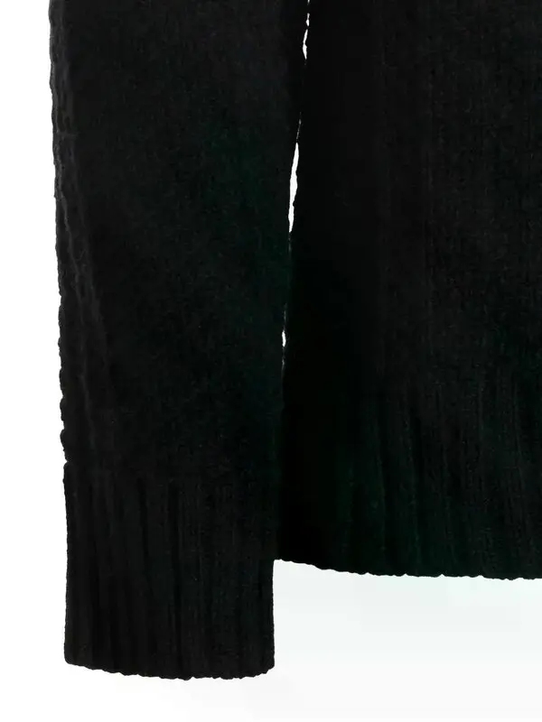 Altea Shawl-collar Chevron-knit Cardigan