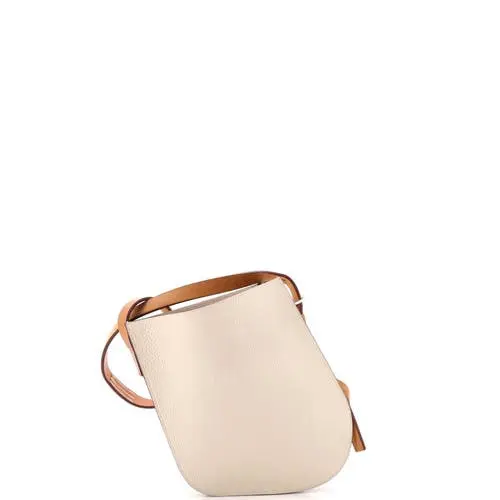 Hermès Perspective Cavaliere Bag Togo And Vache Hunter 21 - White