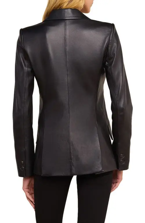 L'Agence Chamberlain Leather Blazer