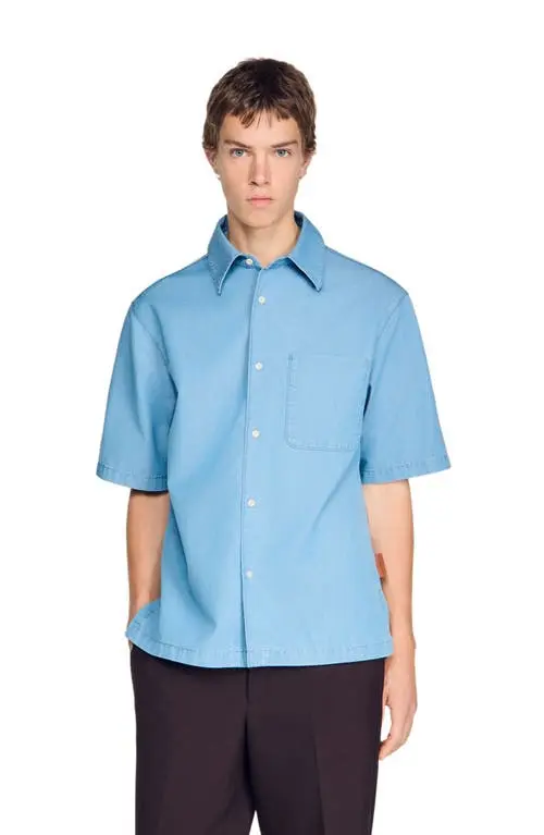 Sandro Loose-fit Faded Shirt