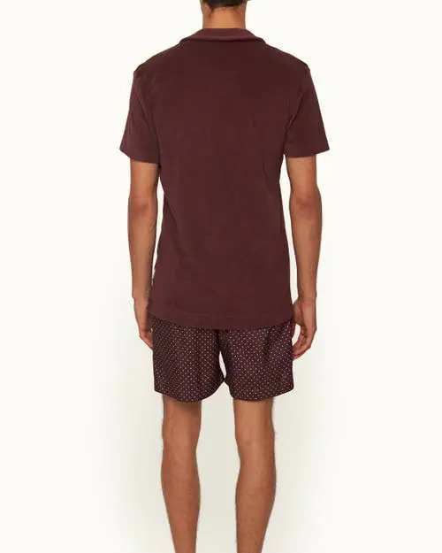Orlebar Brown Terry Towelling Tailored Fit Towelling Polo Shirt