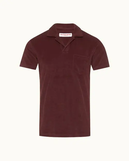 Orlebar Brown Terry Towelling Tailored Fit Towelling Polo Shirt