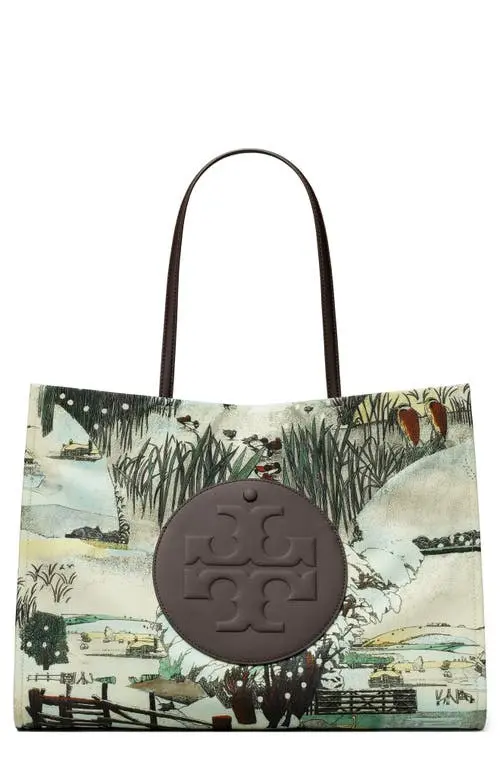 Tory Burch Ella Print Tote - Forest Print
