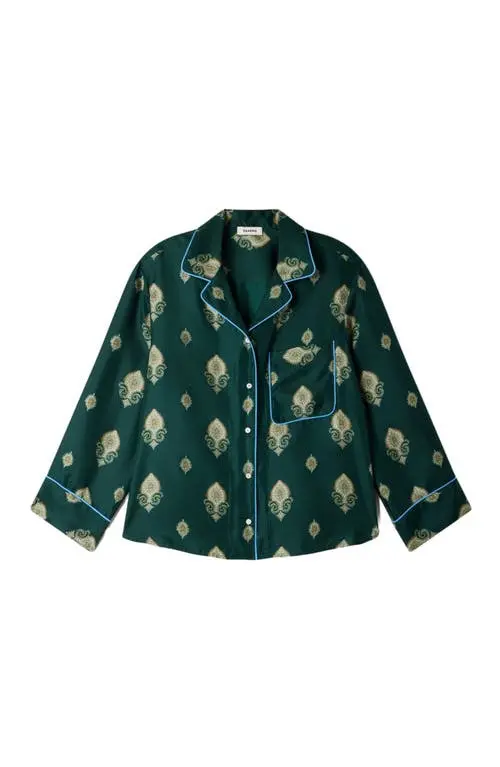 Sandro Paisley Print Pyjama Shirt