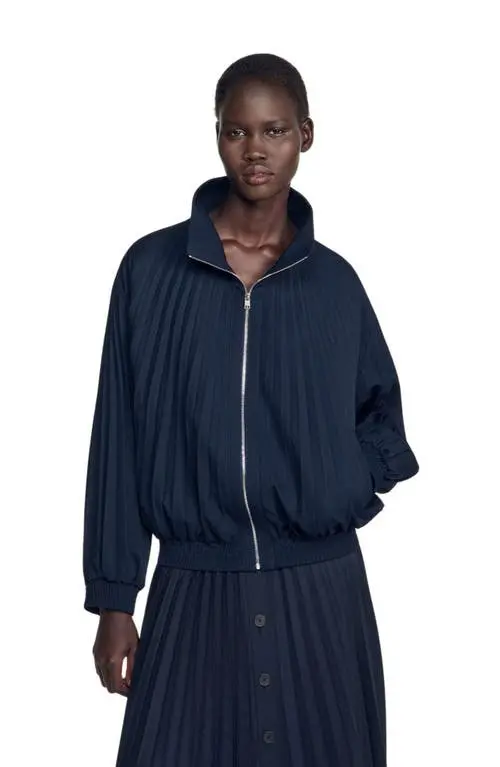Sandro Pleated Jacket