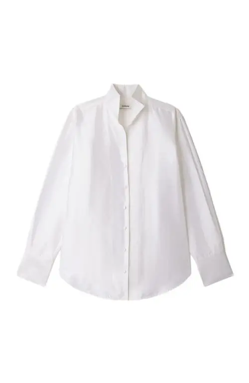 Sandro Oversized Silk Satin Shirt