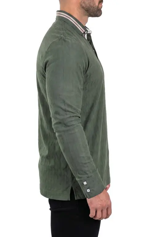 MACEOO Unknown Long Sleeve Cotton Polo