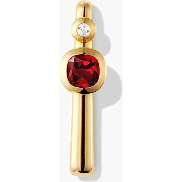 Mejuri Puzzle Sliding Charm - Garnet