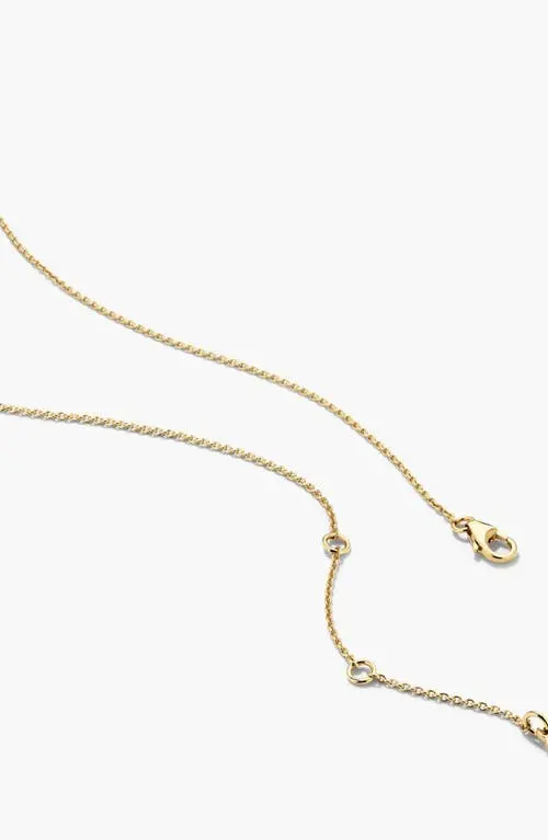 Mejuri Floating Lab Grown Sapphire Necklace - Gold