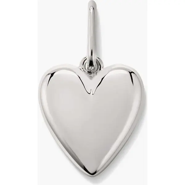Mejuri Puffy Heart Charm - Sterling Silver
