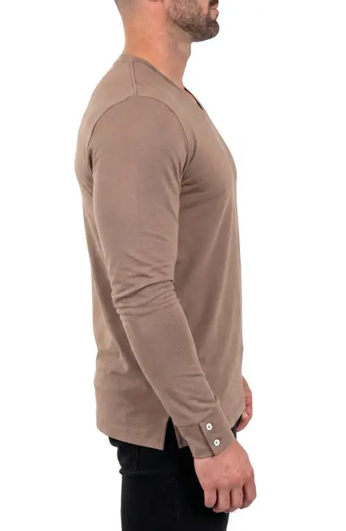 MACEOO Rissa V-neck Long Sleeve T-shirt