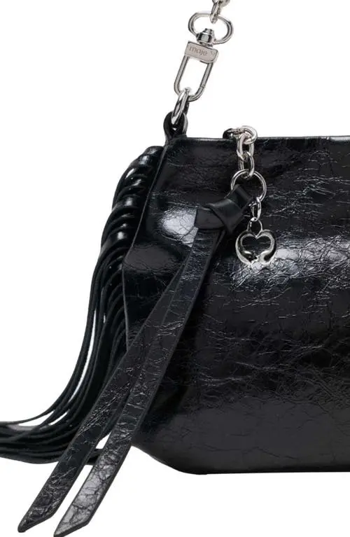 Maje Patent Leather Miss M Pouch Bag