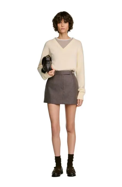 Sandro Le Mambo Leather Bag