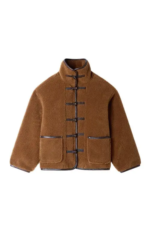 Sandro Short Faux Fur Coat