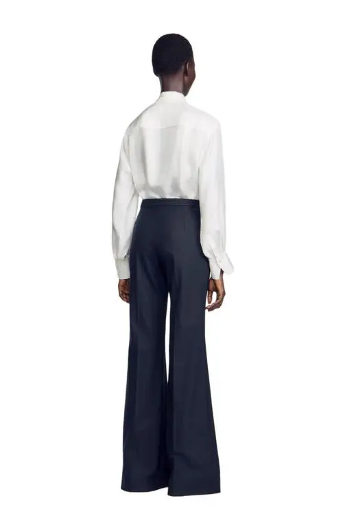 Sandro Wool Suit Trousers