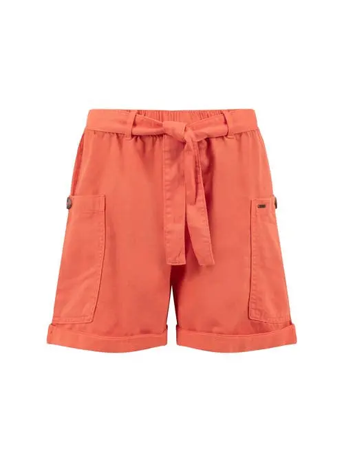 WEIRD FISH Cynthia Cotton Twill Shorts - Jaffa