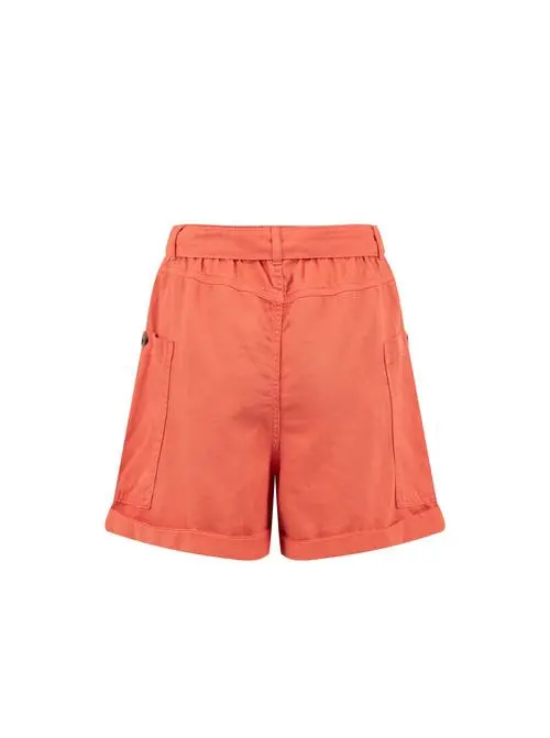 WEIRD FISH Cynthia Cotton Twill Shorts - Jaffa