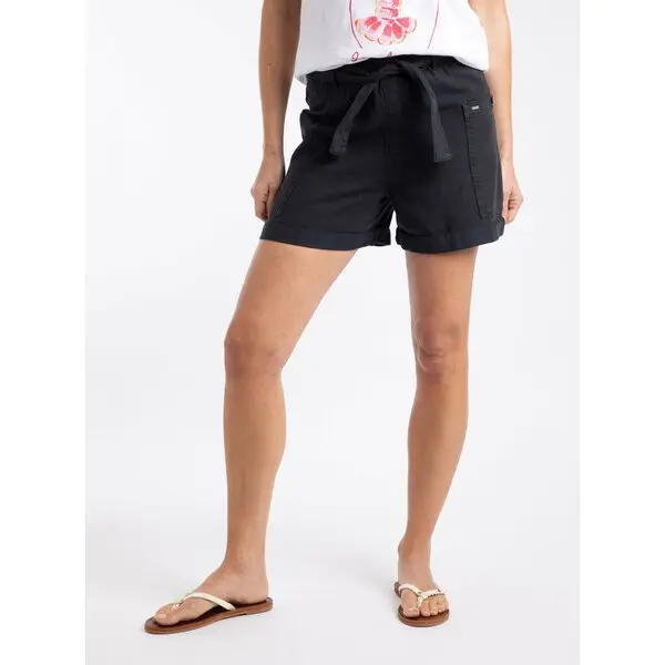 WEIRD FISH Cynthia Twill Shorts - Midnight