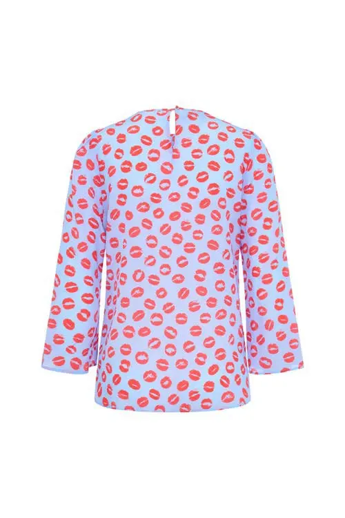 MAISON COMMON Printed Silk Shirt