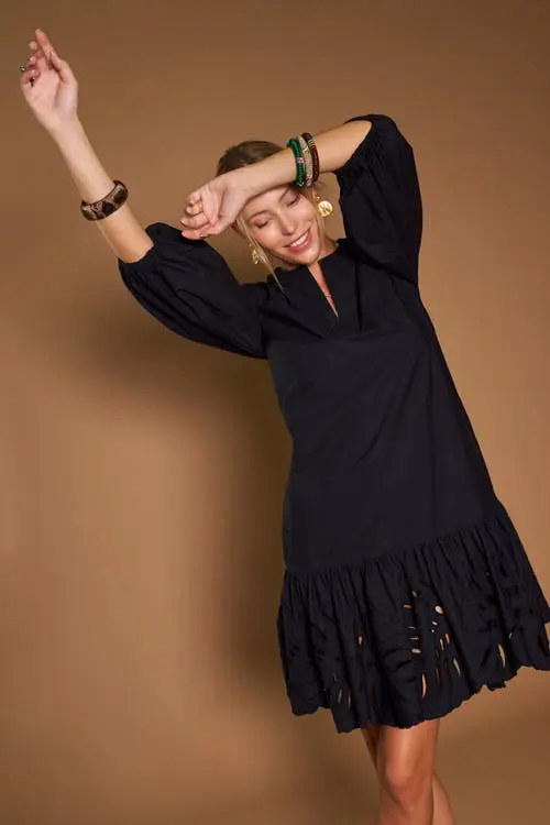 MAISON COMMON Cotton Dress With Embroidery