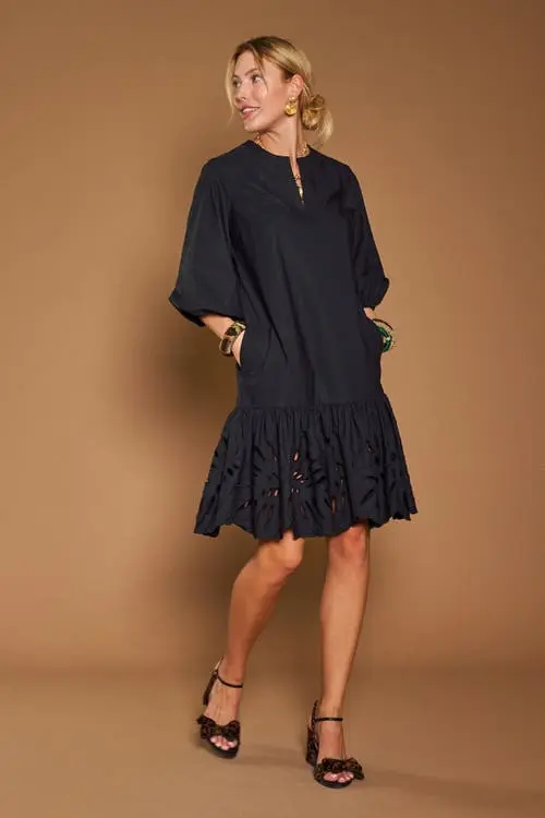 MAISON COMMON Cotton Dress With Embroidery