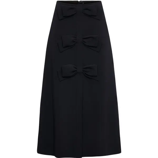 MAISON COMMON A-line Skirt With Bow Details