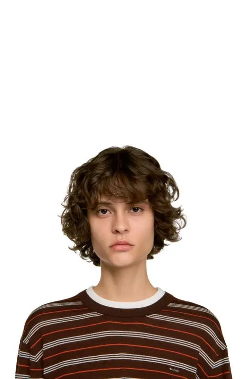 Sandro Striped Wool Sweater