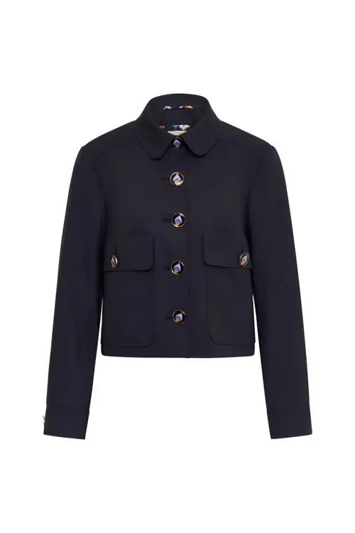 MAISON COMMON Super Soft Cool Wool Jacket With Slits