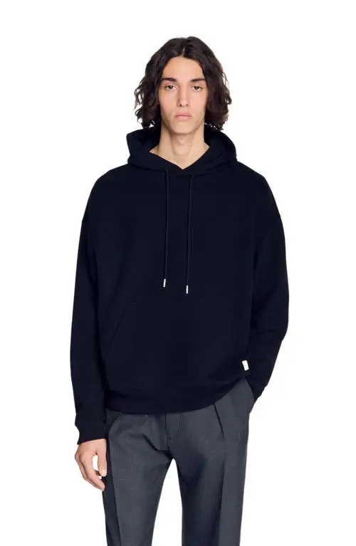 Sandro Oversized Hoodie - Black