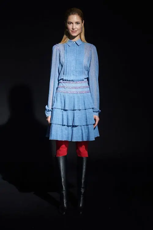 MAISON COMMON Knee Length Plissee Dress