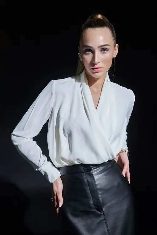 MAISON COMMON Wrap Blouse