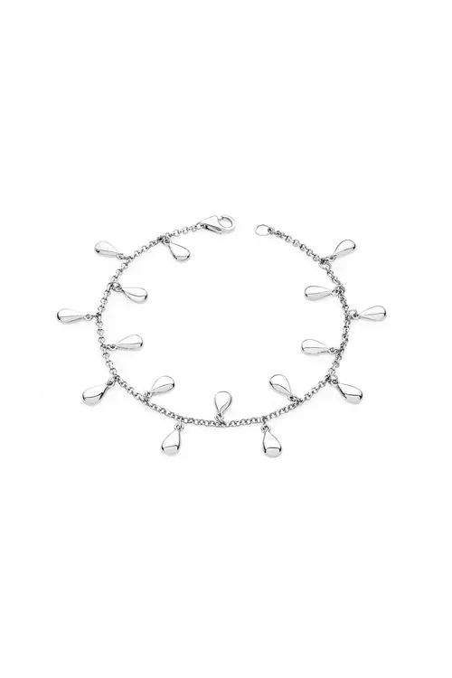 LUCY QUARTERMAINE Tear Drop Bracelet - Sterling Silver
