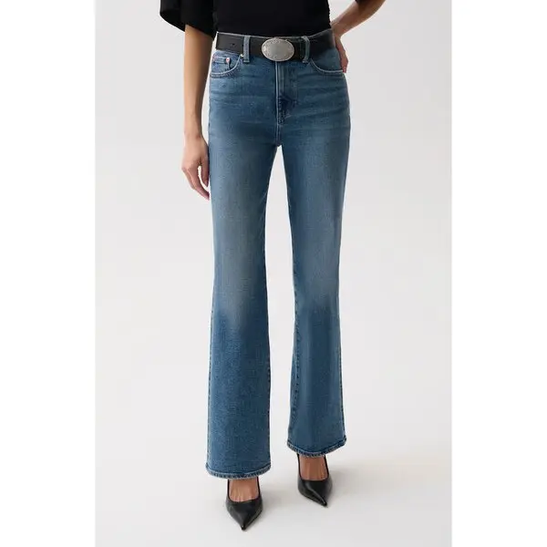 PISTOLA Evie High Waist Petite Bootcut Jeans - Soho