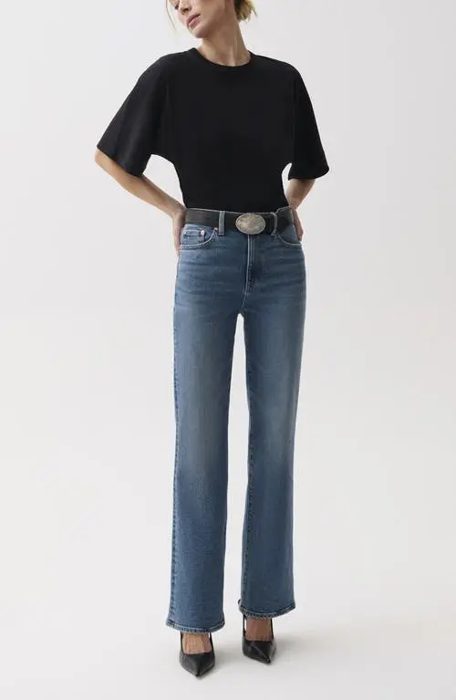 PISTOLA Evie High Waist Petite Bootcut Jeans