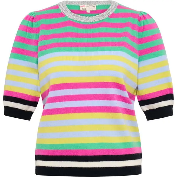 MAISON COMMON Striped Wool/cashmere Blend Pullover - Multicolour
