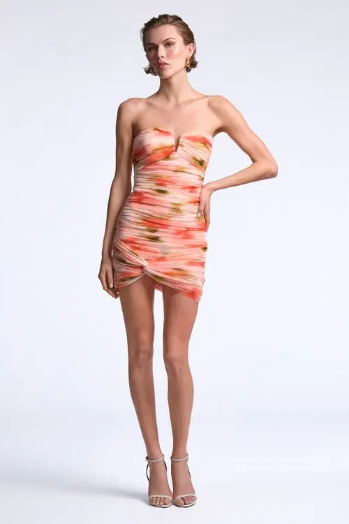 Bcbgmaxazria Maxazria Elia Dress - Multi Pink