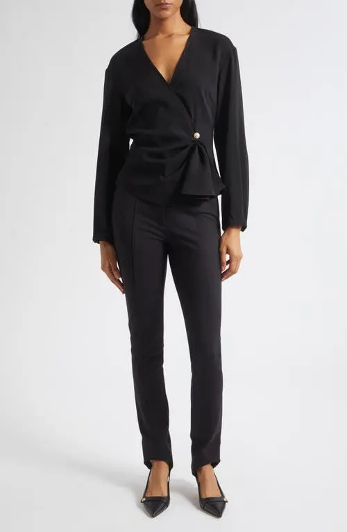 Veronica Beard Drew Surplice Top