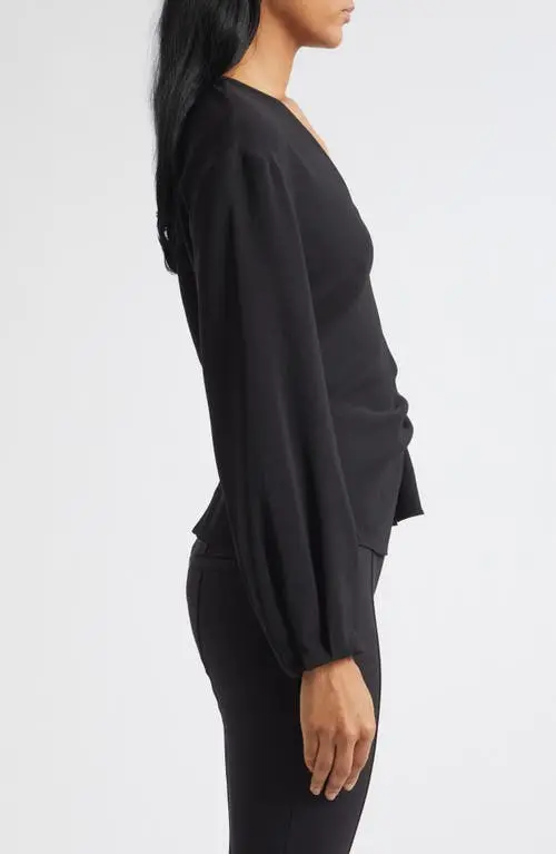 Veronica Beard Drew Surplice Top