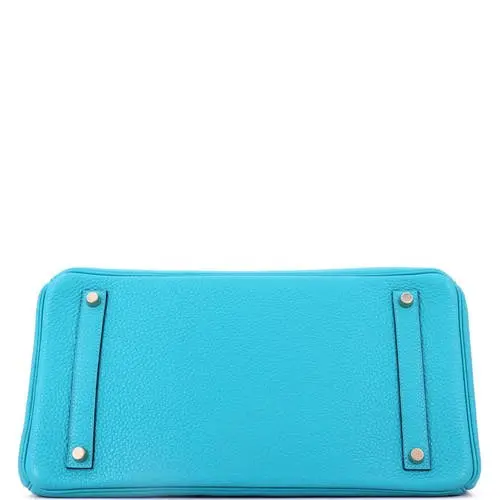 Hermès Birkin Handbag Togo With Gold Hardware 35 - Blue