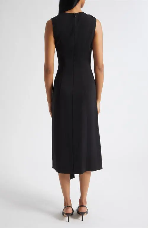 Veronica Beard Freja Sleeveless Twist Midi Dress