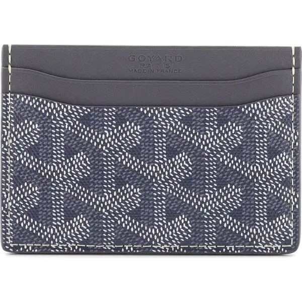 Goyard Saint Sulpice Card Holder Coated Canvas - Grey