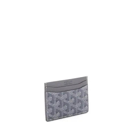 Goyard Saint Sulpice Card Holder Coated Canvas - Grey