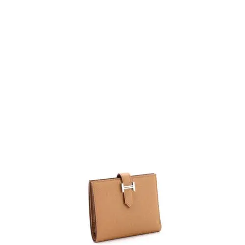 Hermès Bearn Wallet Epsom Compact - Brown